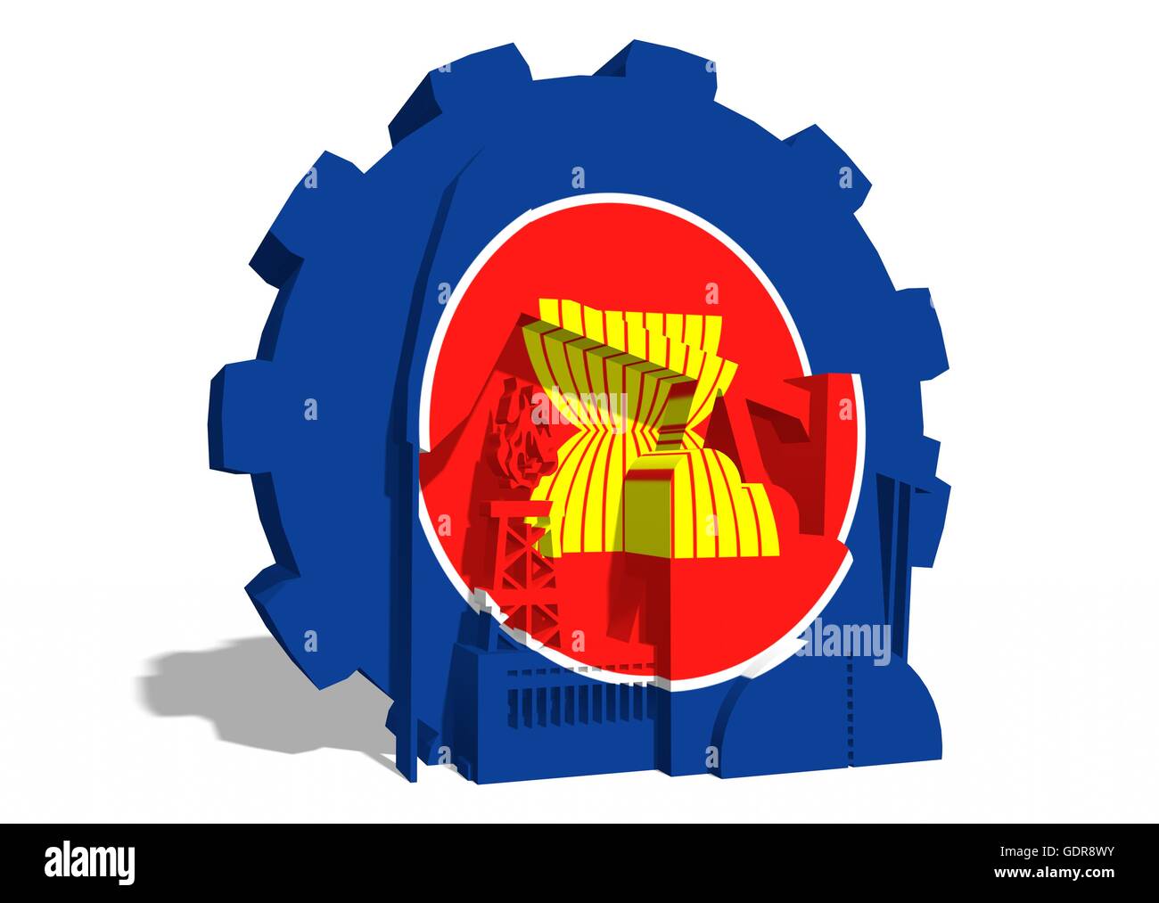 Asean countries Cut Out Stock Images & Pictures - Alamy