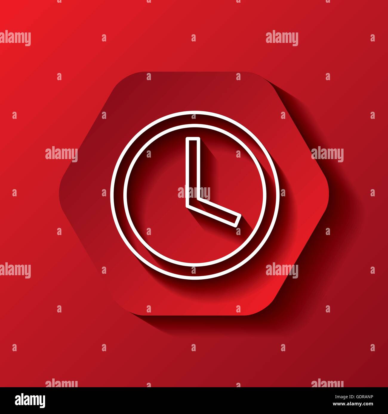 Hexagon clock hi-res stock photography and images - Alamy