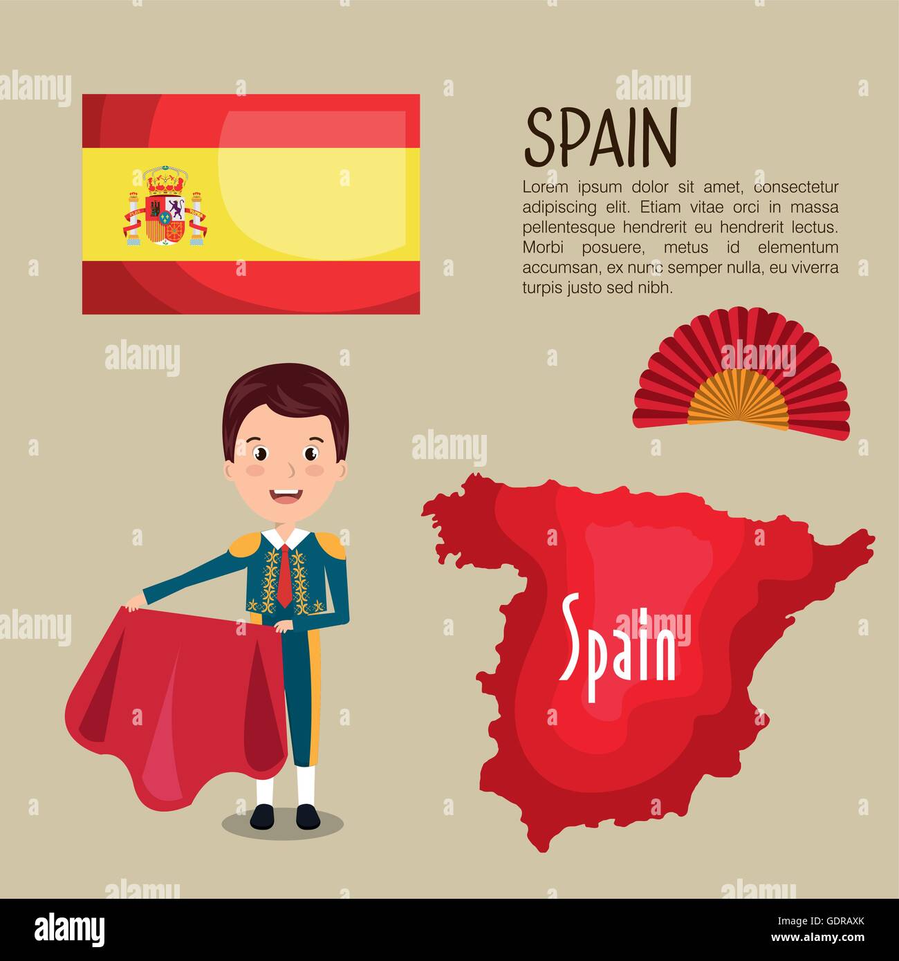 Spain language map Stock Vector Images - Alamy
