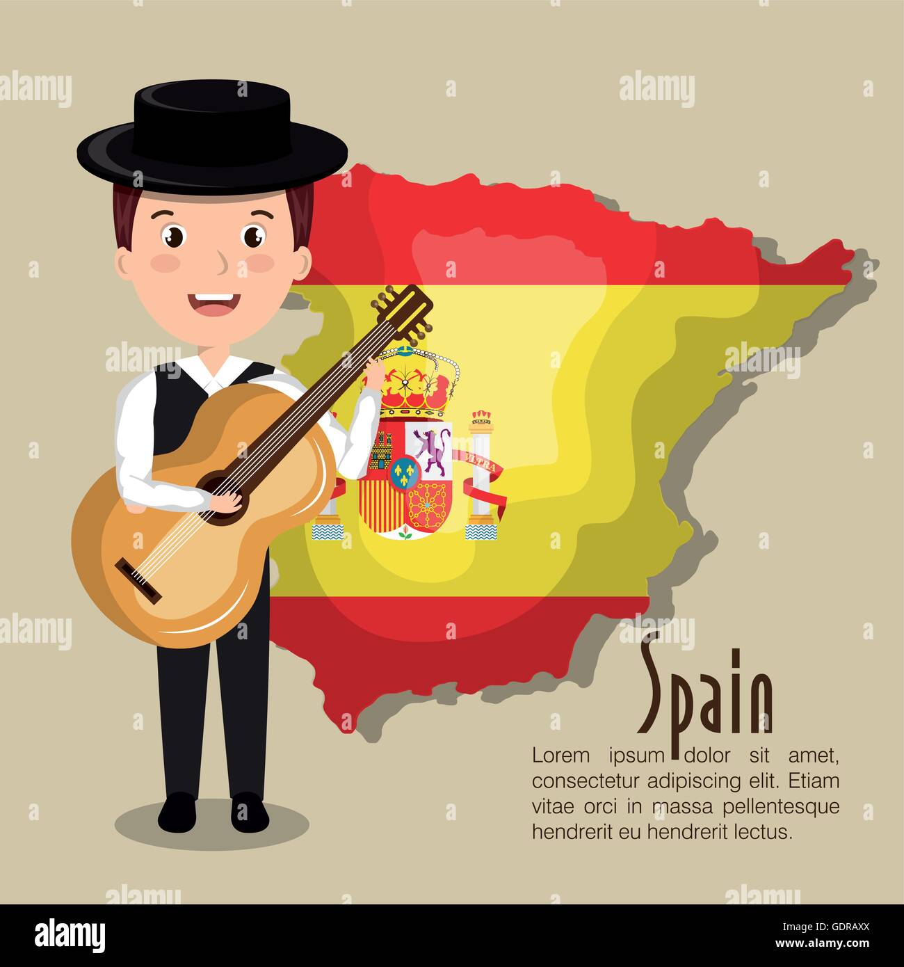 Spanish culture icons isolated icon design Stock Vector Image & Art - Alamy