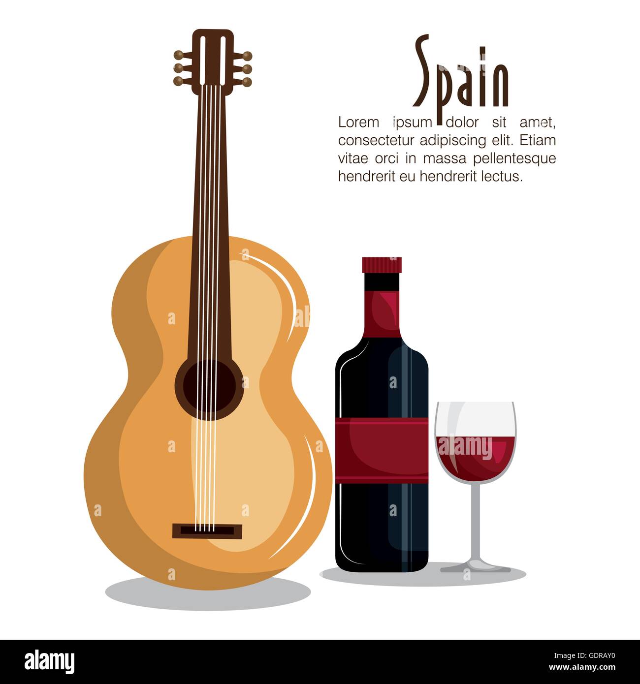 Spanish culture icons isolated icon design Stock Vector Image & Art - Alamy
