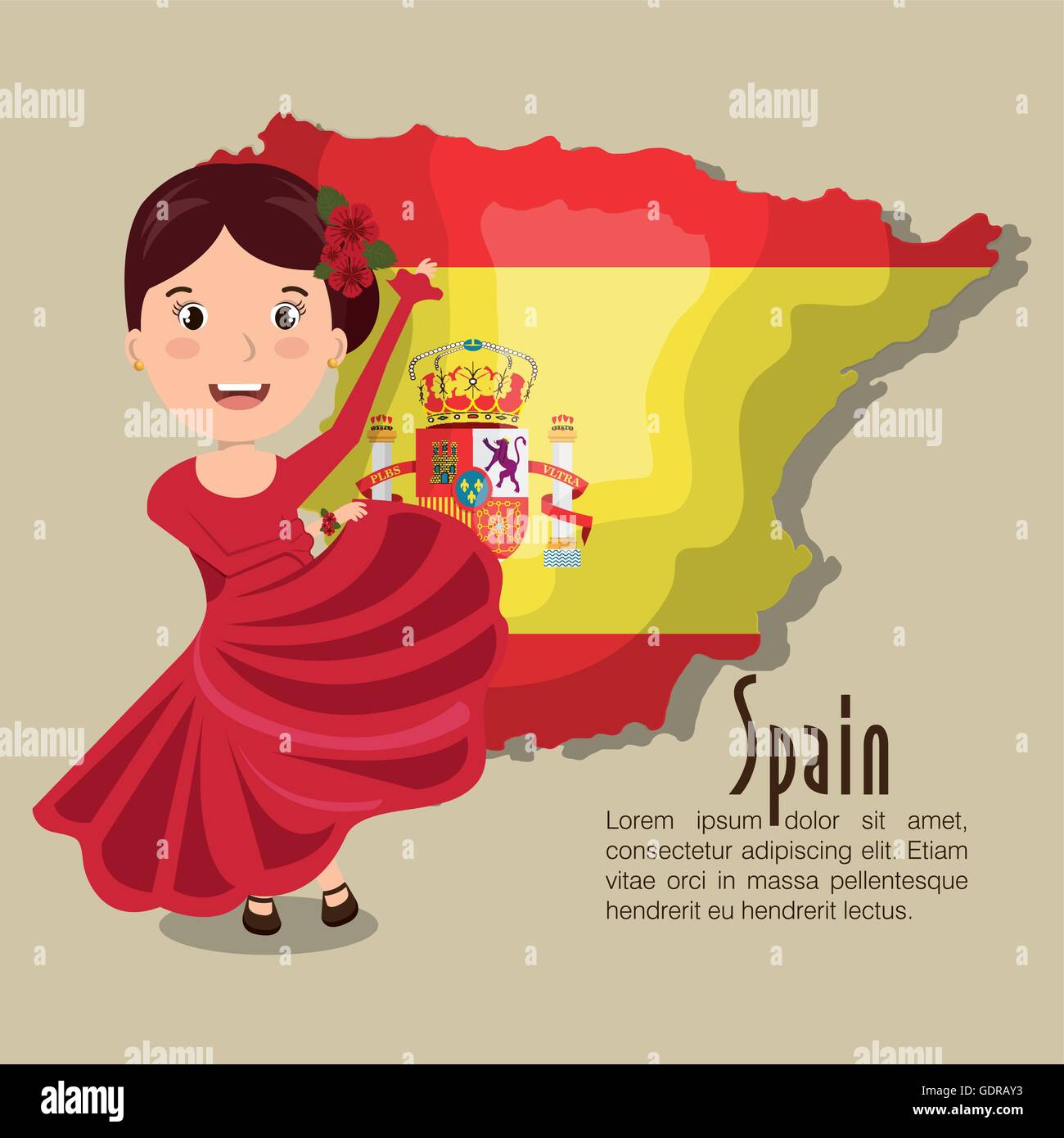 Spanish culture icons isolated icon design Stock Vector Image & Art - Alamy