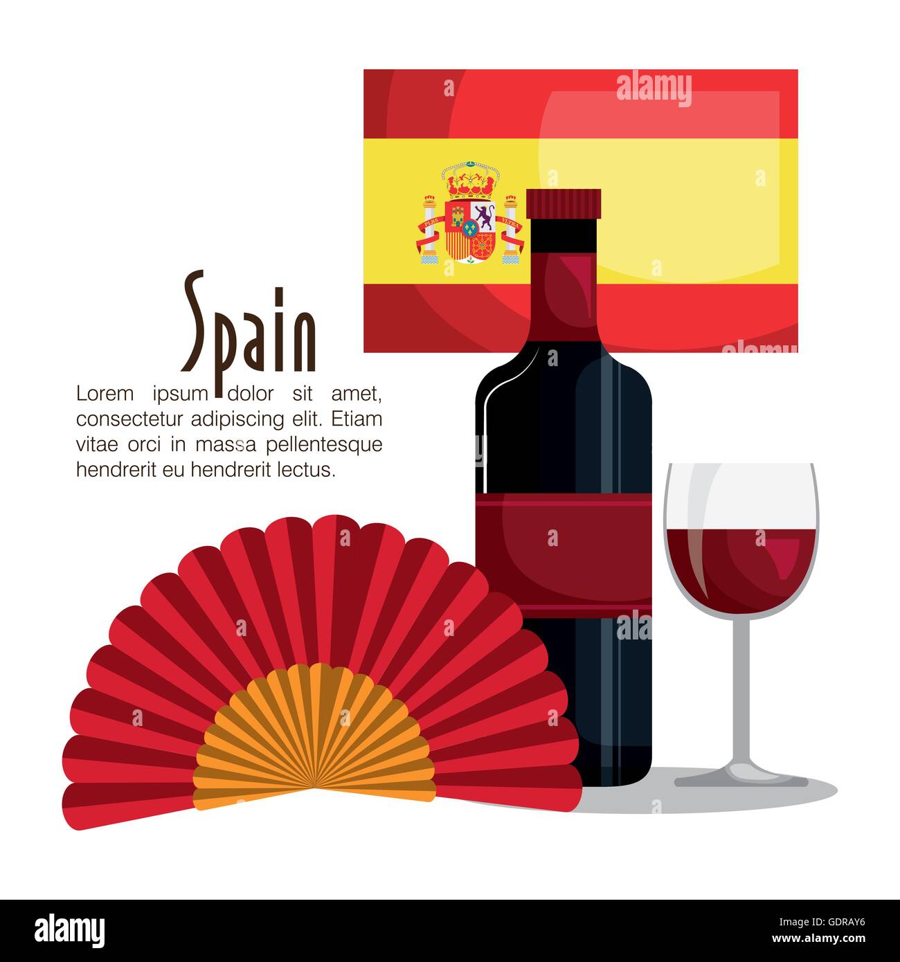 Spanish culture icons isolated icon design Stock Vector Image & Art - Alamy