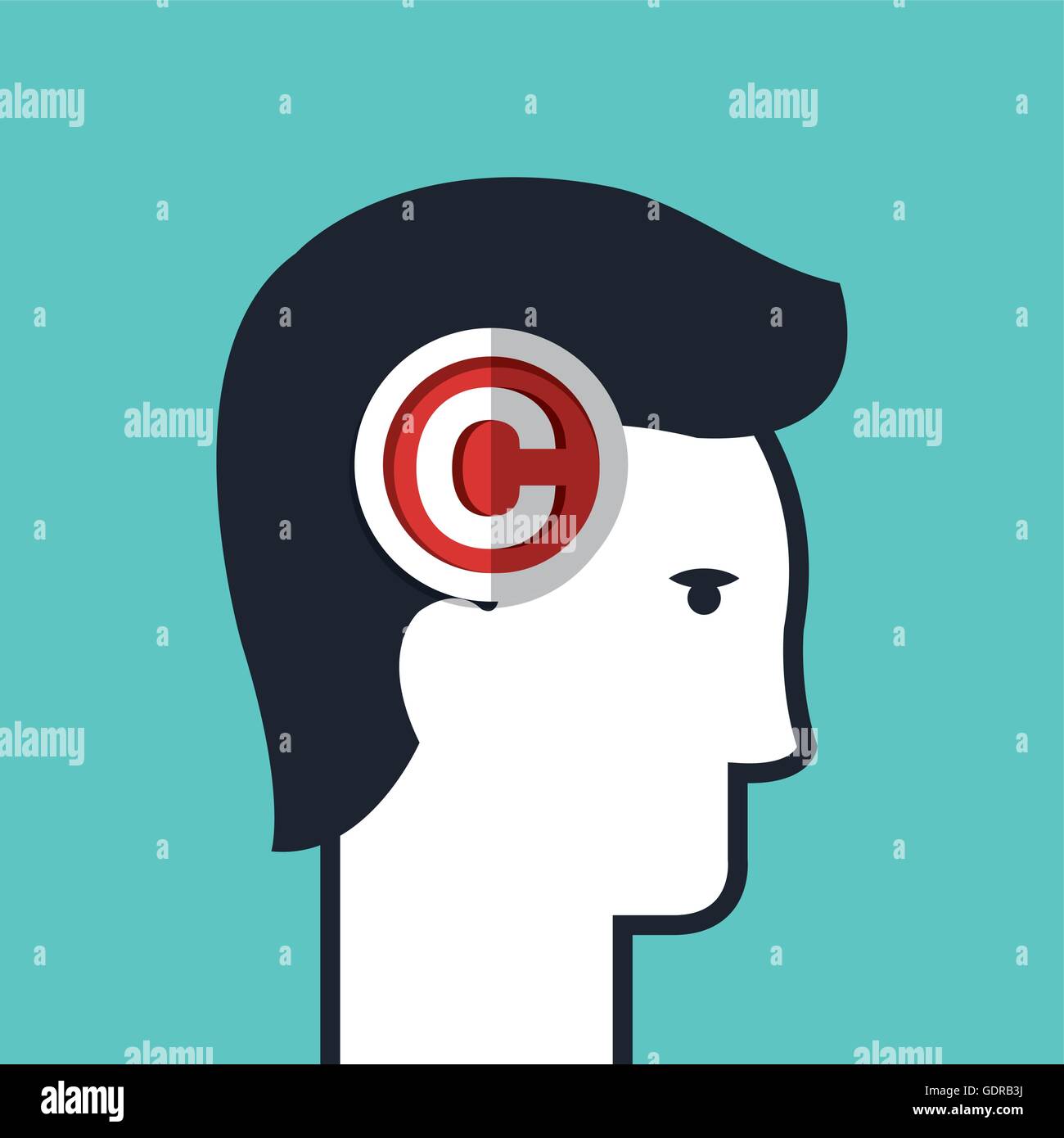 copy right seal isolated icon design Stock Vector Image & Art - Alamy