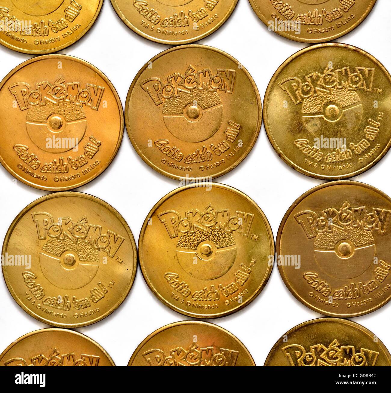 Pokemon coins hi-res stock photography and images - Alamy
