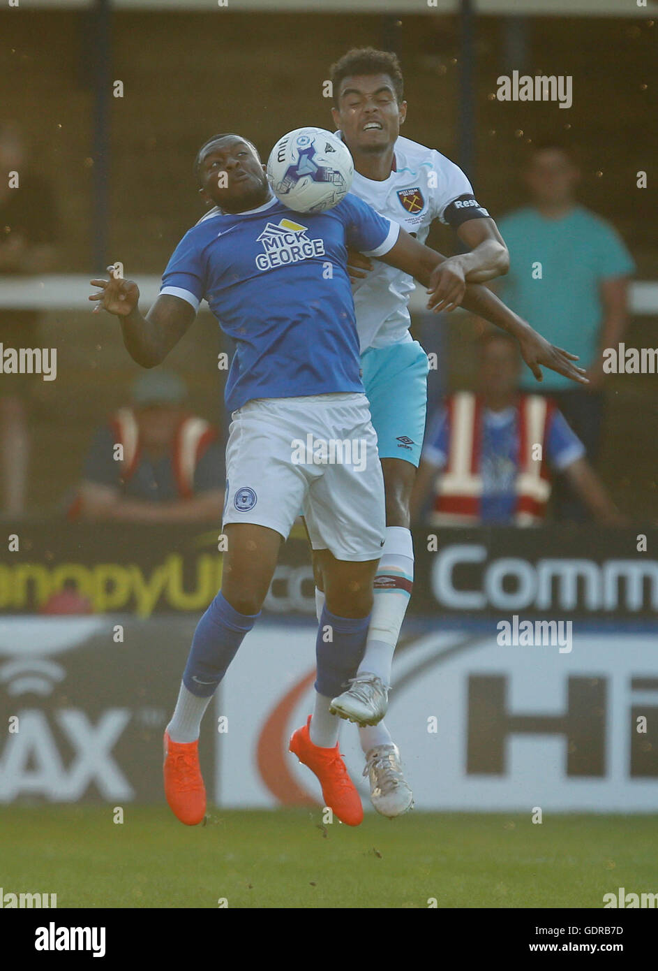 Pre season friendly match abax stadium hi-res stock photography and ...