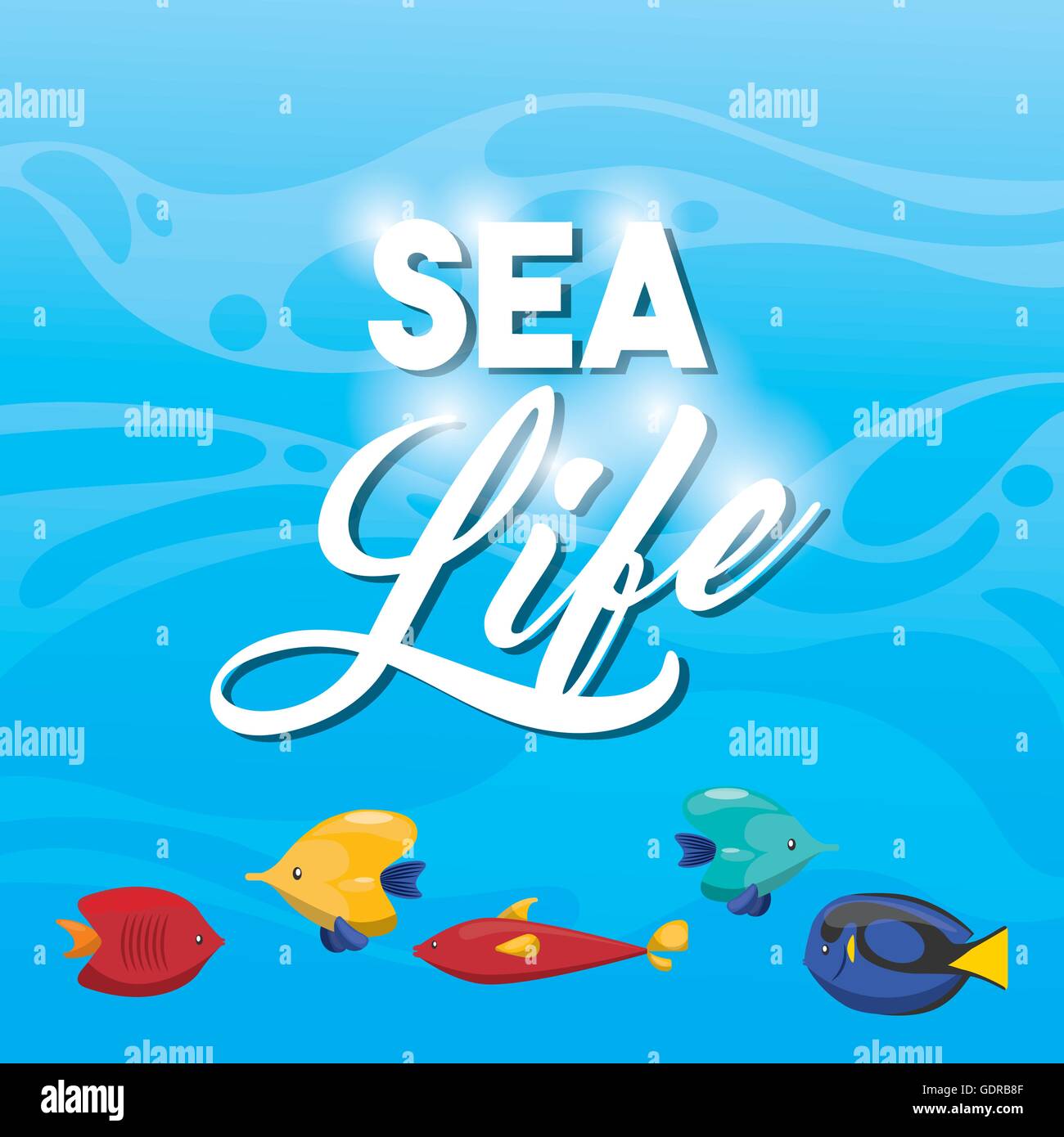 Tropical fish icon. Sea life design. Vector graphic Stock Vector Image ...