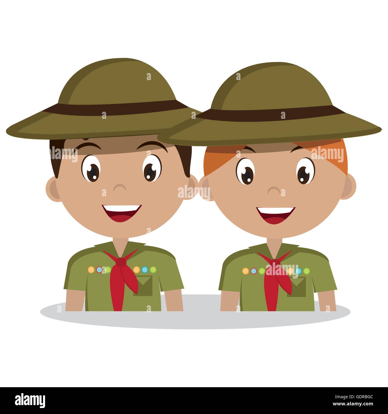 Scouting uniform Stock Vector Images - Alamy