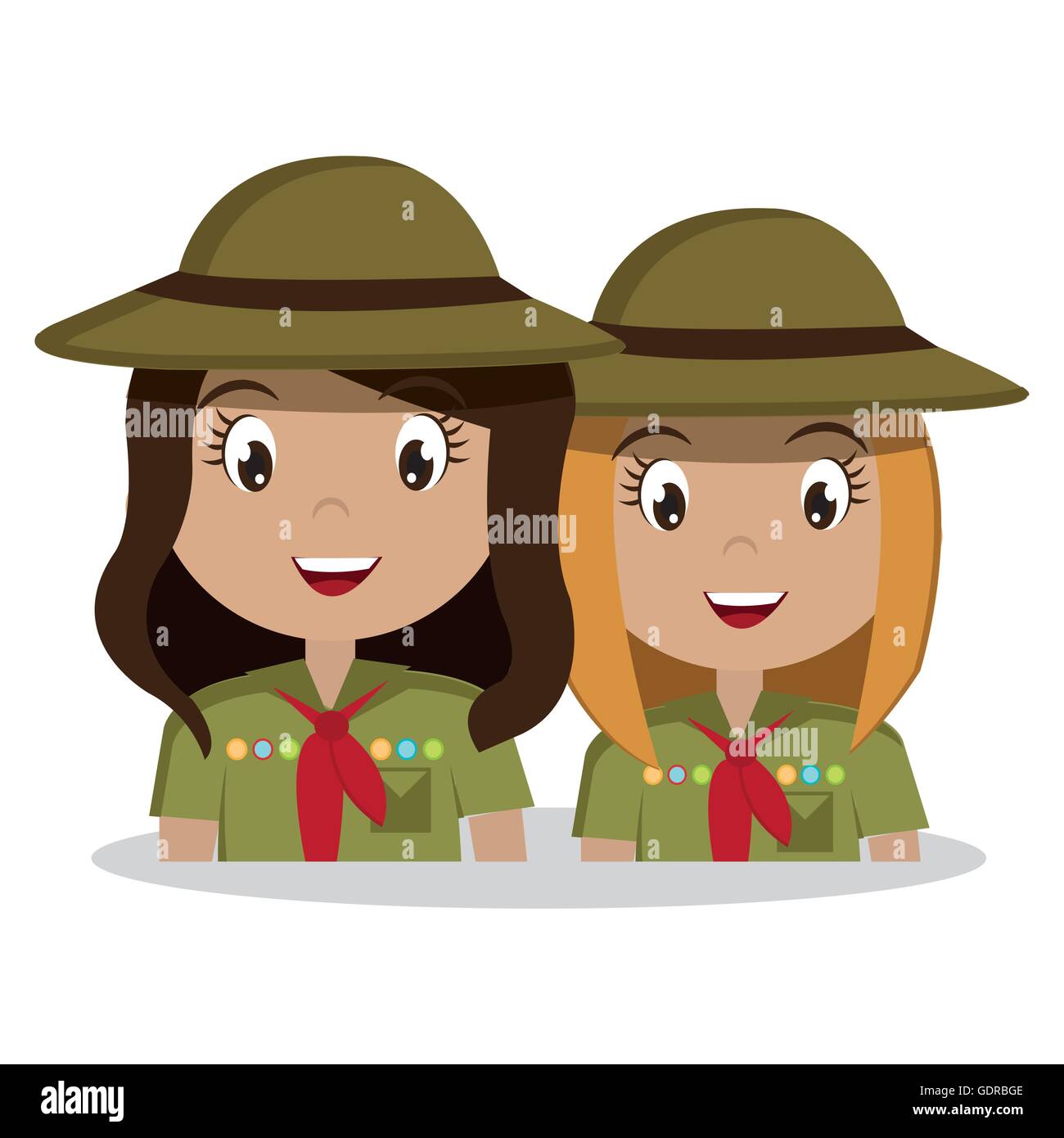 Scouting children Stock Vector Images - Alamy