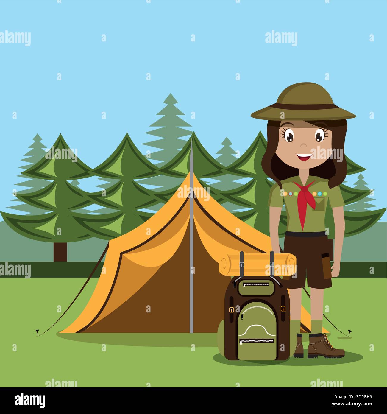 Scout Scouting Tent High Resolution Stock Photography and Images - Alamy