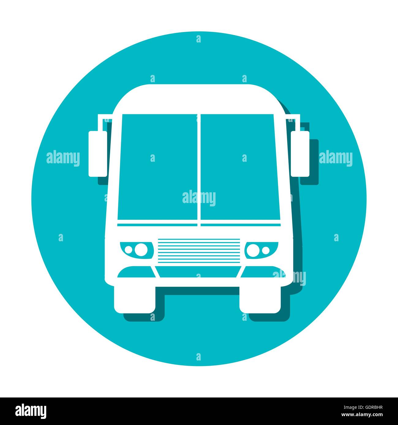 School bus circle Cut Out Stock Images & Pictures - Alamy