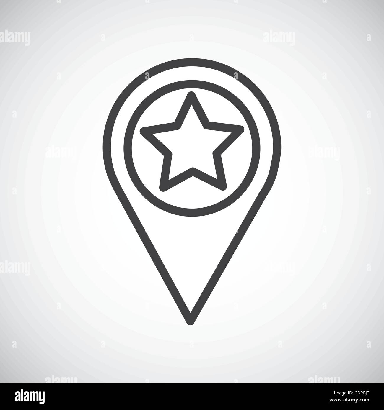 Star button. Silhouette icon design. Vector graphic Stock Vector Image ...