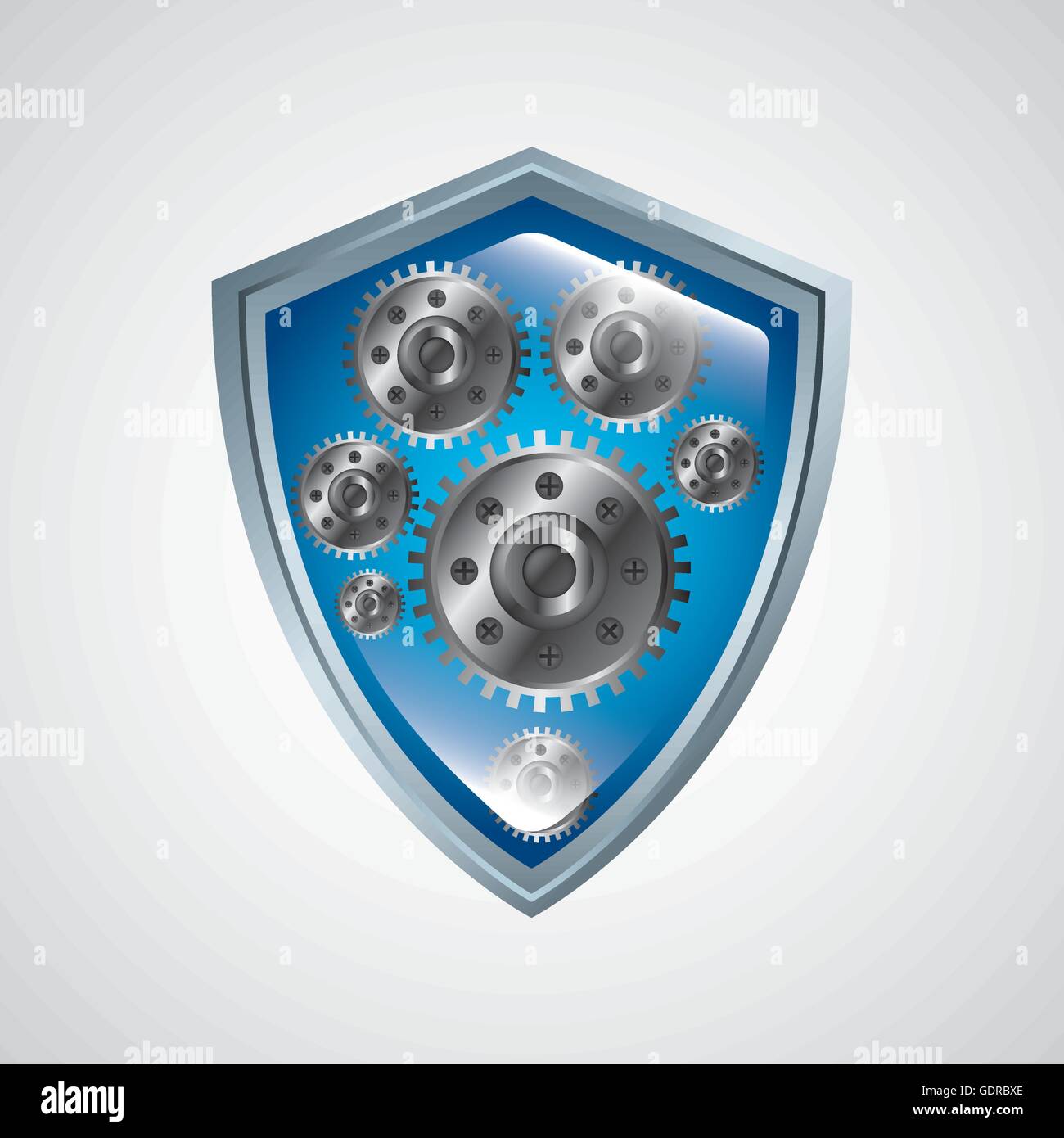 Shield icon. Security design. Vector graphic Stock Vector Image & Art ...