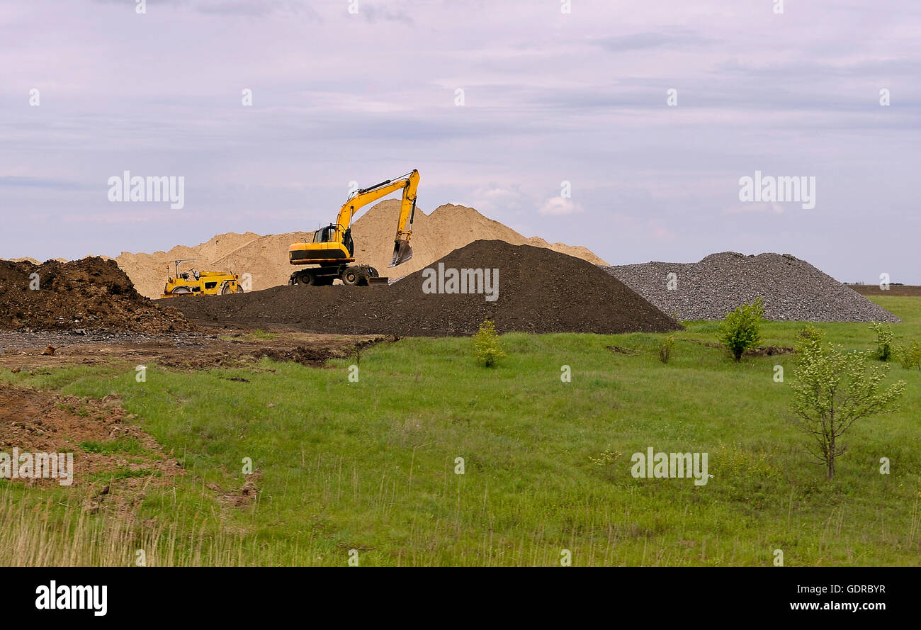Construction sand hi-res stock photography and images - Alamy