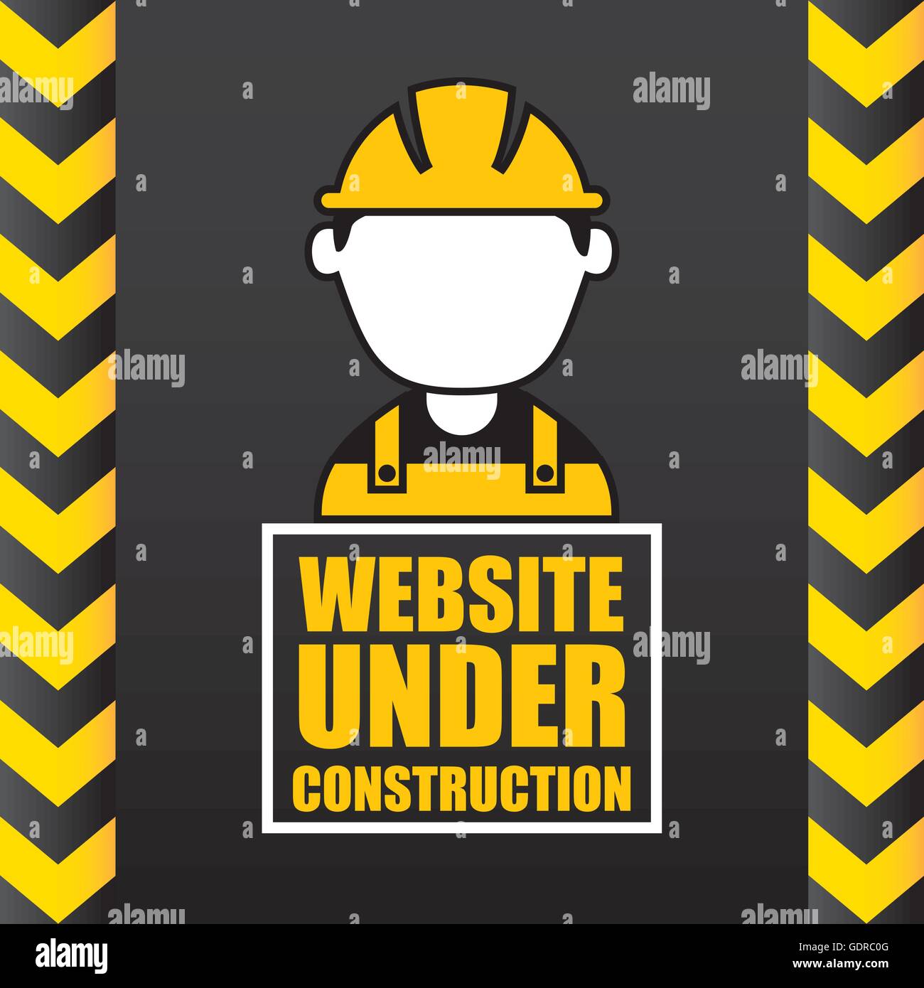 Consctructer icon. Work in Progress design. Vector graphic Stock Vector ...