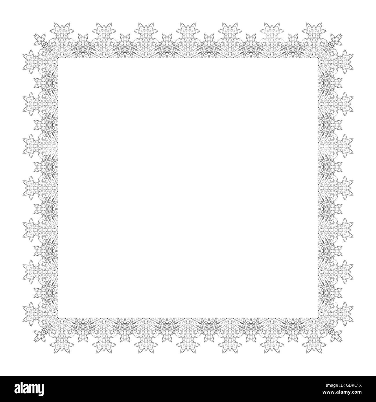 Vintage Retro Square Frame Stock Photo - Alamy