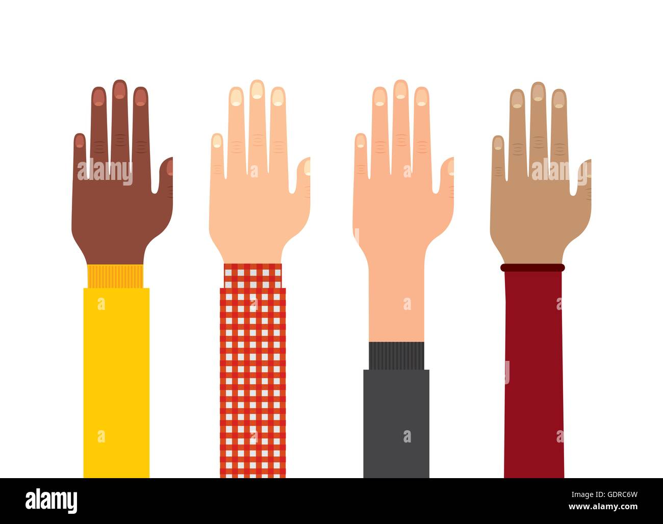 Human hand icon. Teamwork design. Vector graphic Stock Vector Image ...