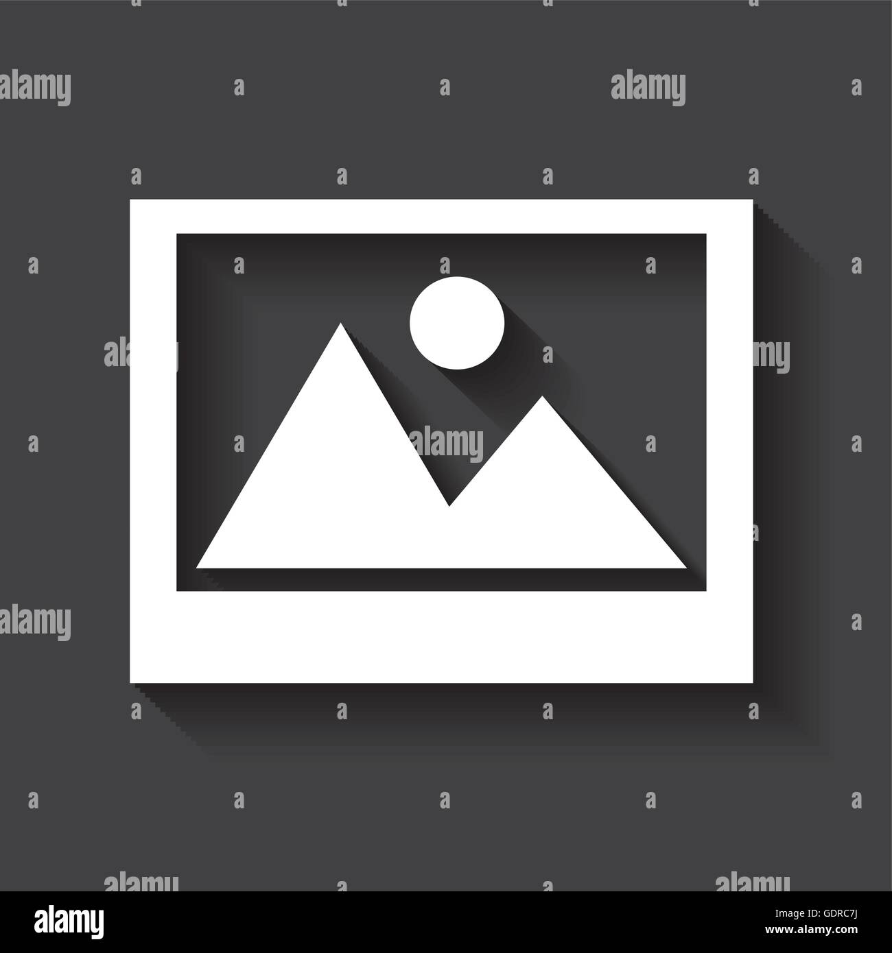 Picture icon. Photo design. Vector graphic Stock Vector Image & Art - Alamy