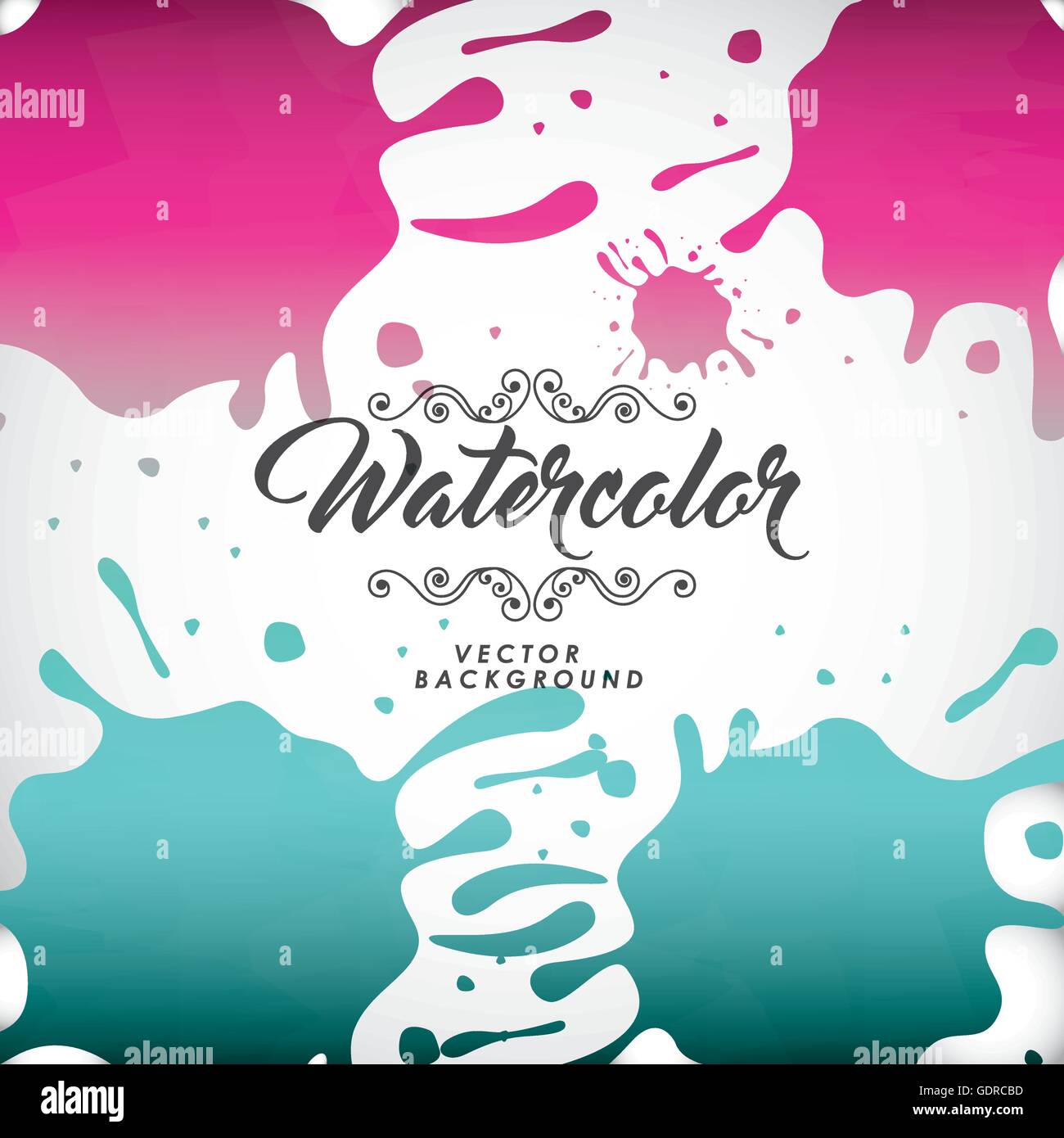 Splash icon. Watercolor design. Vector graphic Stock Vector Image & Art ...