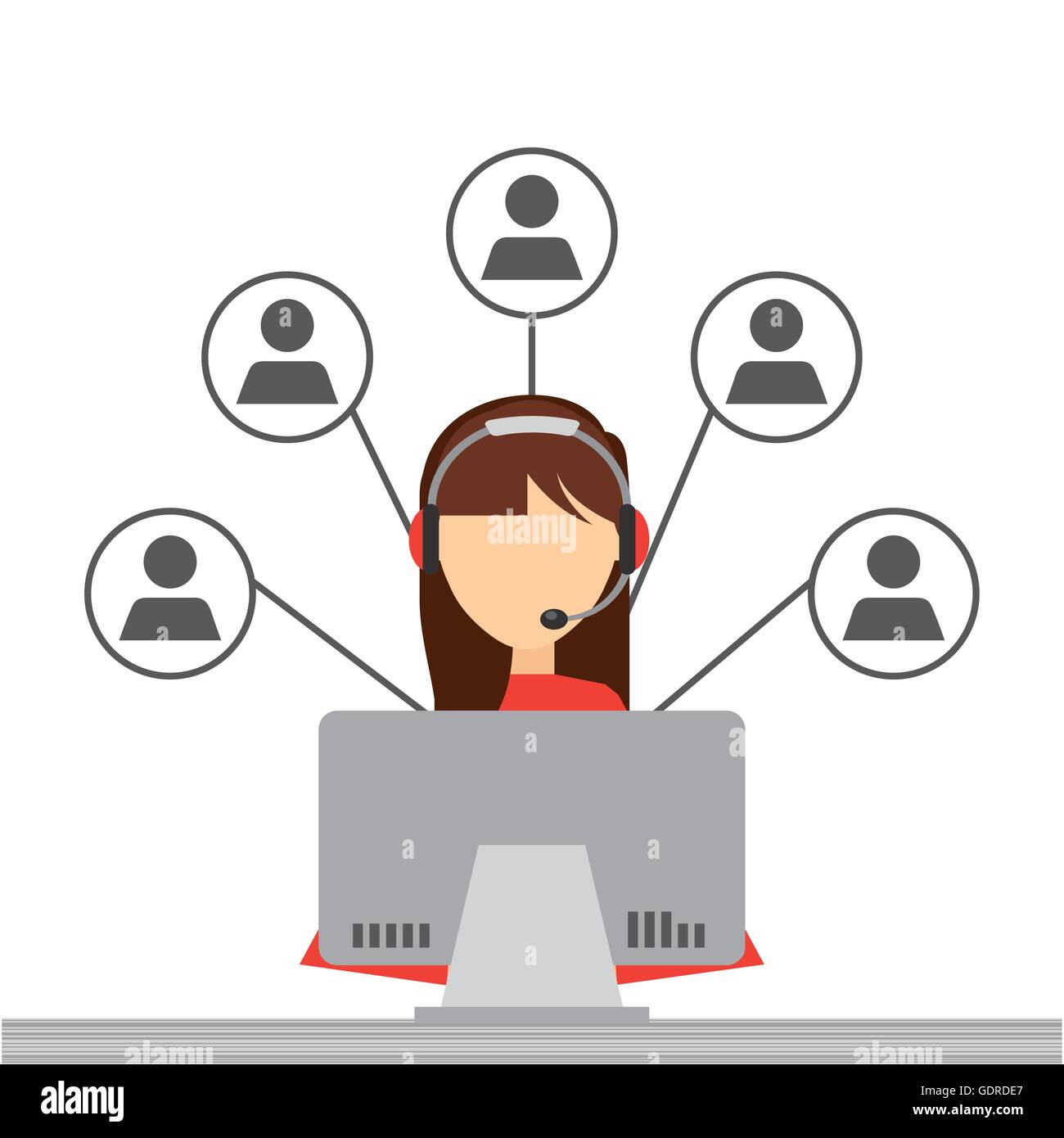 Computer Operator Icon