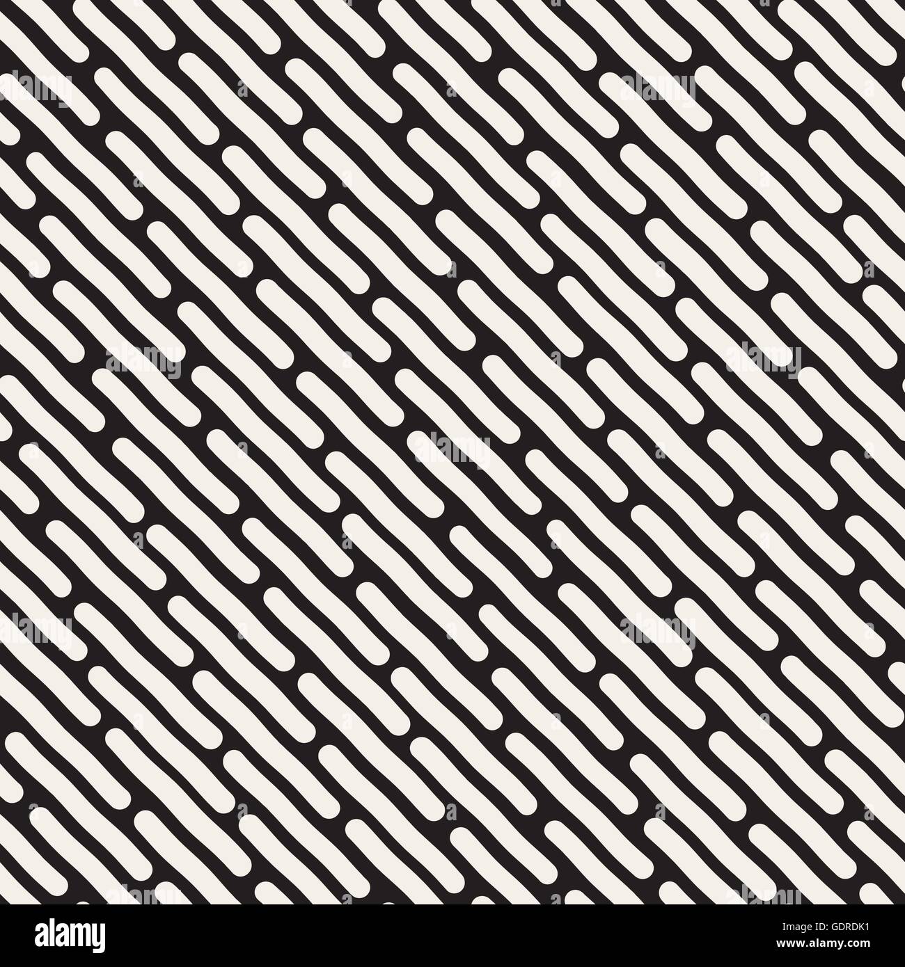Vector Seamless Jumble Hand Drawn Diagonal Lines Pattern Stock Vector ...
