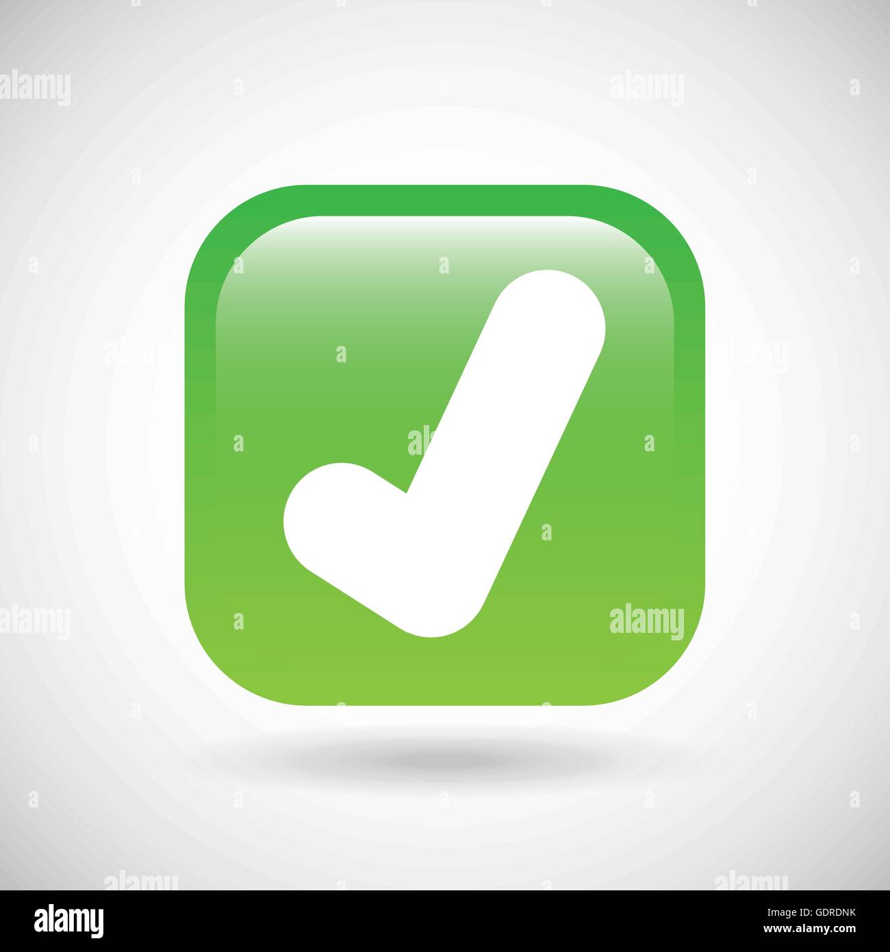 Check mark icon. Button design. Vector graphic Stock Vector Image & Art ...