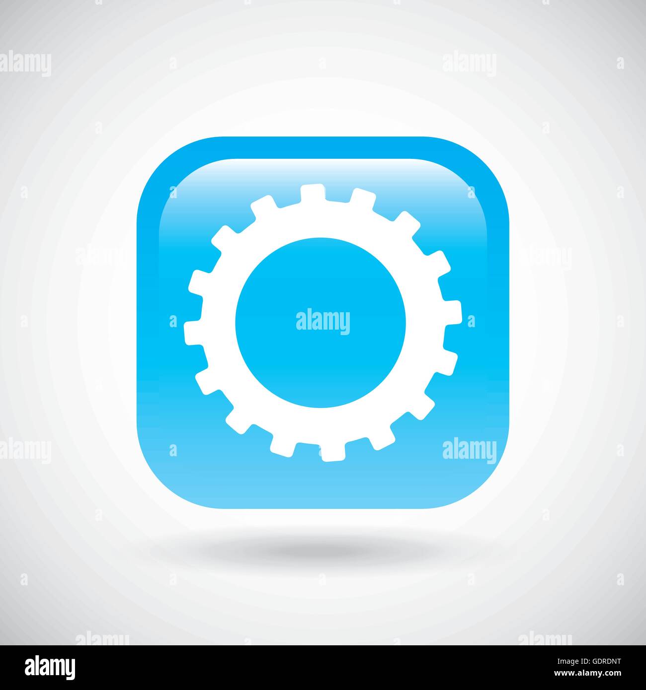 Gear icon. Button design. Vector graphic Stock Vector Image & Art - Alamy