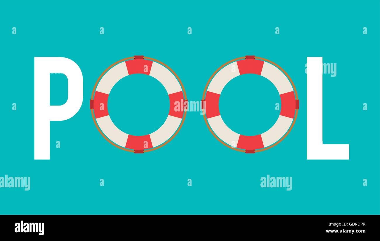 float icon. Swimming and pool party design. Vector graphic Stock Vector ...