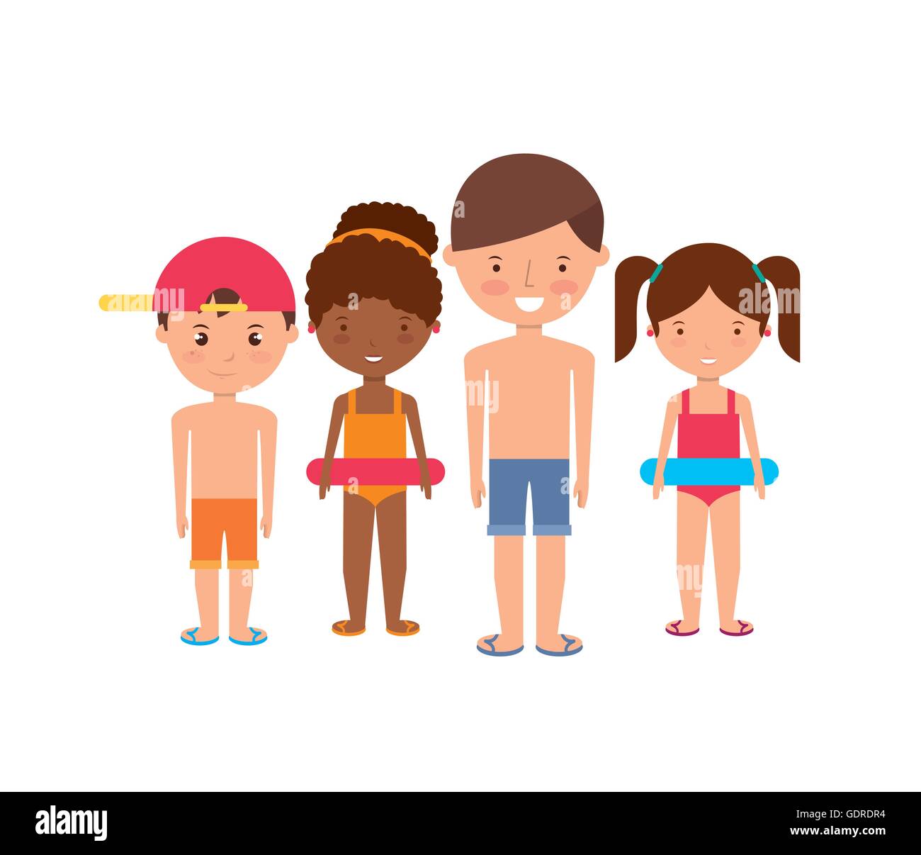 Kids icon. Summer and vacation design. Vector graphic Stock Vector ...