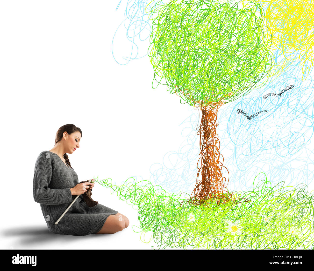 Nature stitch hi-res stock photography and images - Alamy