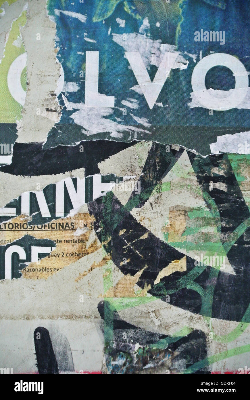 Photograph of urban random collage background or paper texture Stock ...