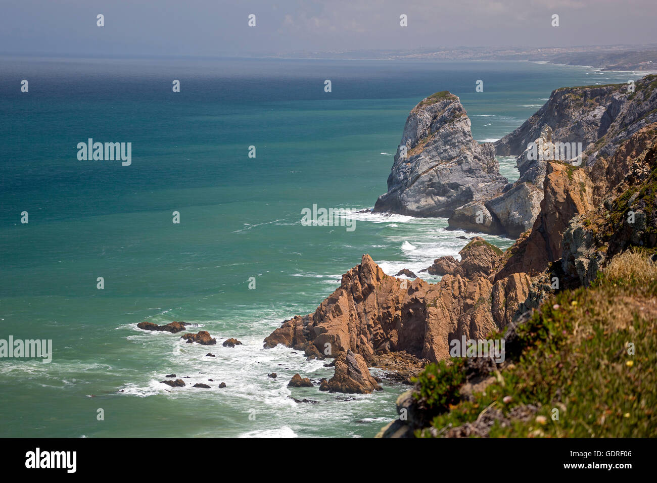 Cabo da Roca , the westernmost point of the continent of Europe, Lisbon ...