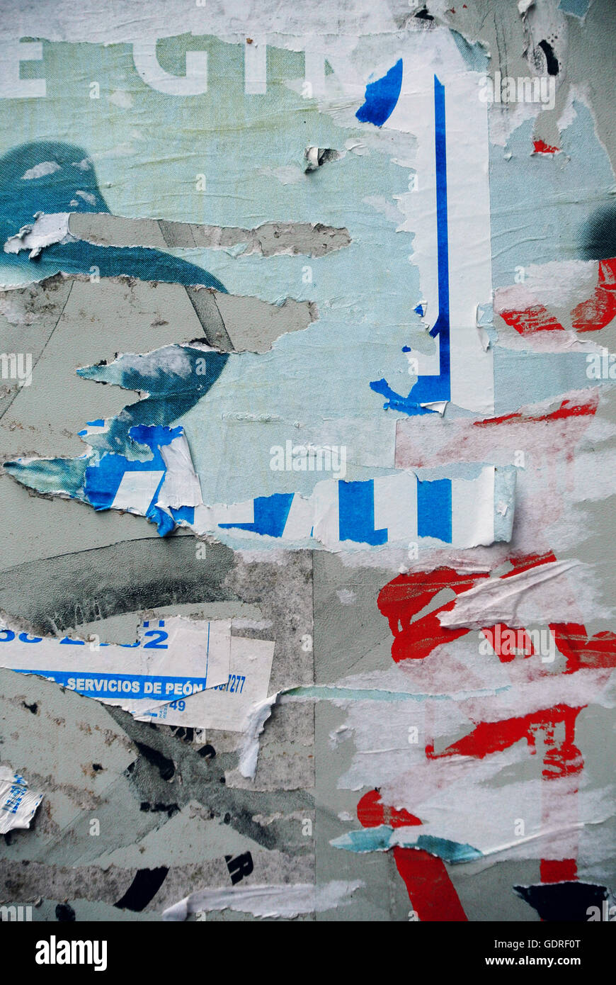 Photograph of urban random collage background or paper texture Stock ...