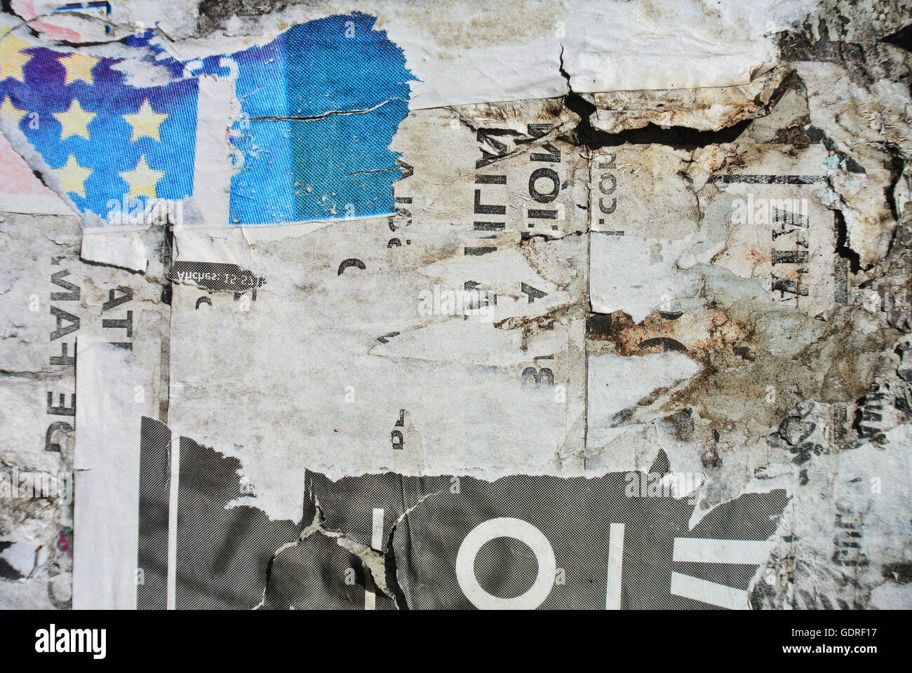 Photograph of urban random collage background or paper texture Stock ...