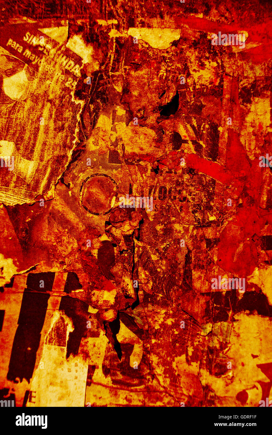 Photograph of urban random collage background or paper texture Stock ...