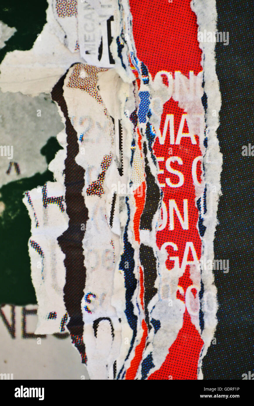 Photograph of urban random collage background or paper texture Stock ...