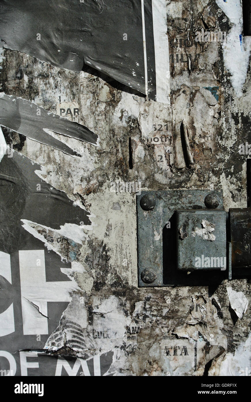 Photograph of urban random collage background or paper texture Stock ...