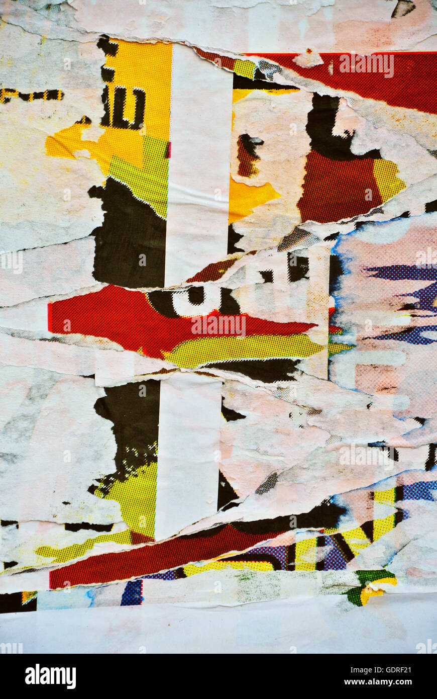 Photograph of urban random collage background or paper texture Stock ...