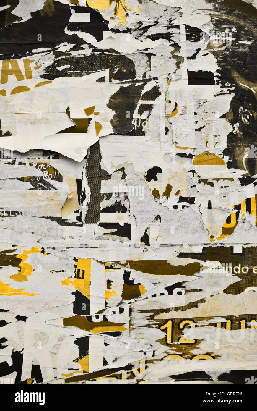 Photograph of urban random collage background or paper texture Stock ...