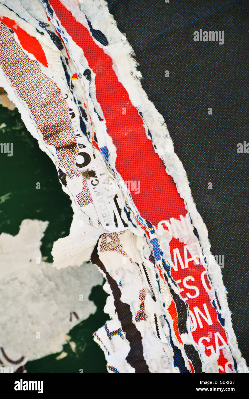 Photograph of urban random collage background or paper texture Stock ...