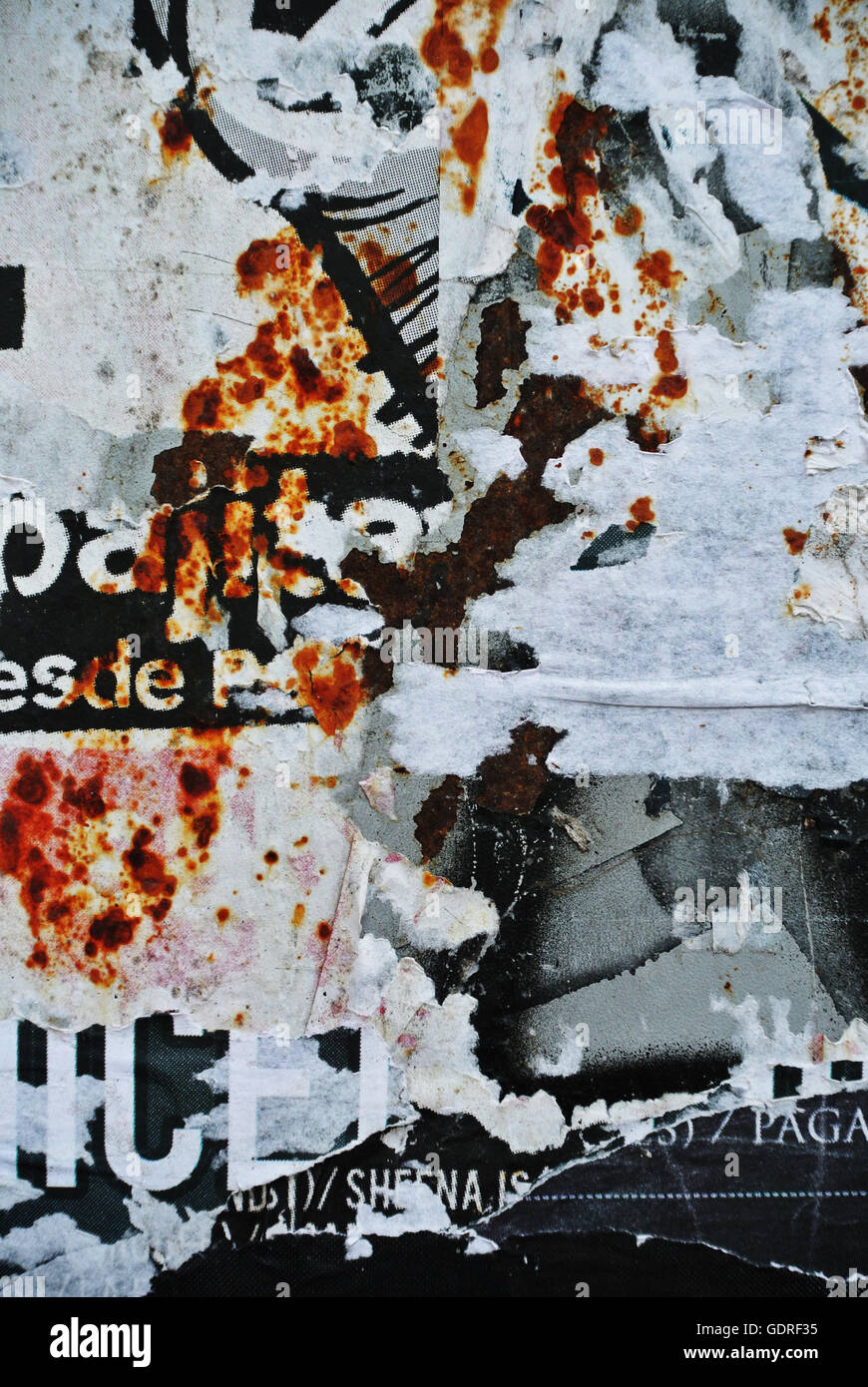 Photograph of urban random collage background or paper texture Stock ...