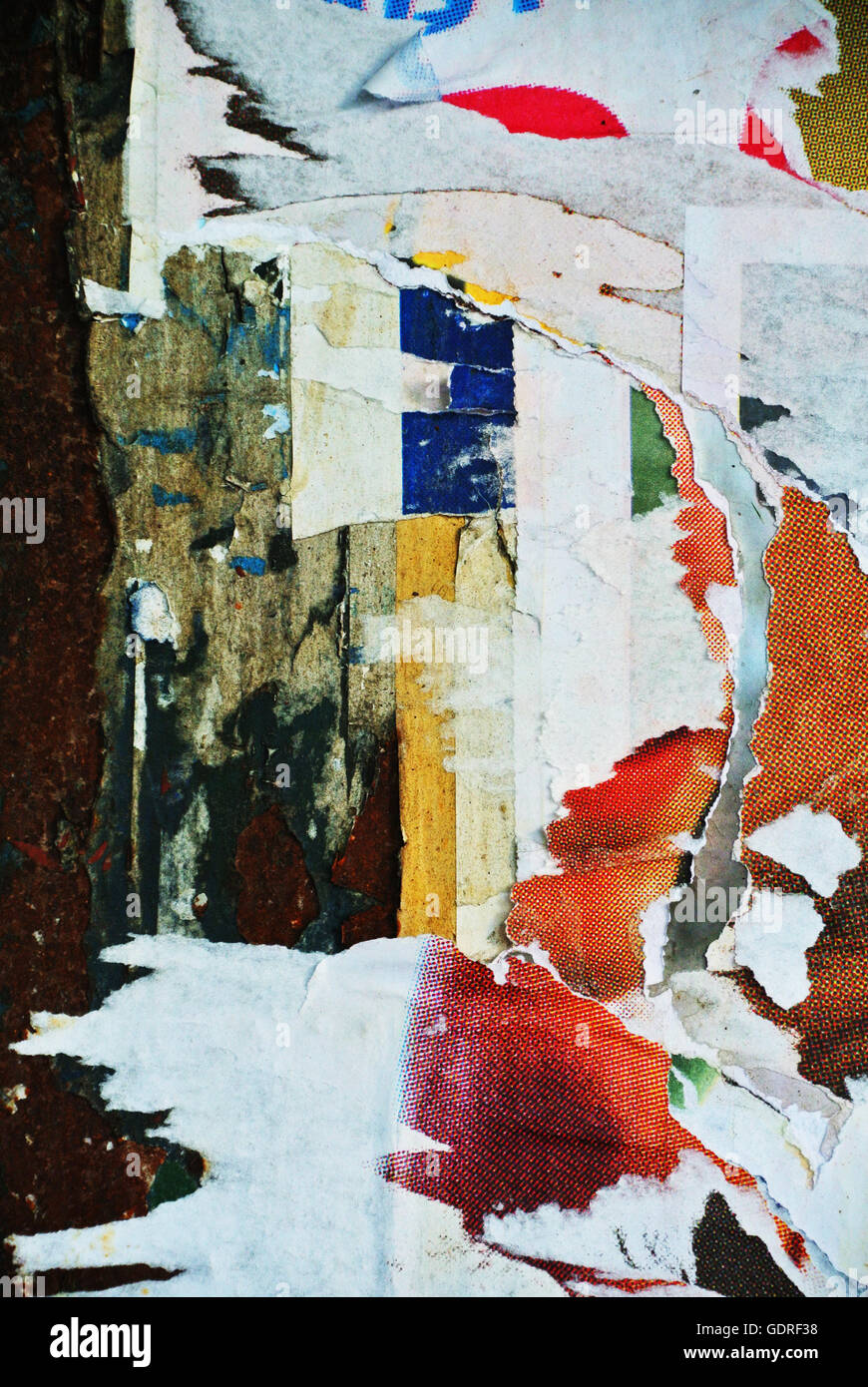 Photograph of urban random collage background or paper texture Stock ...