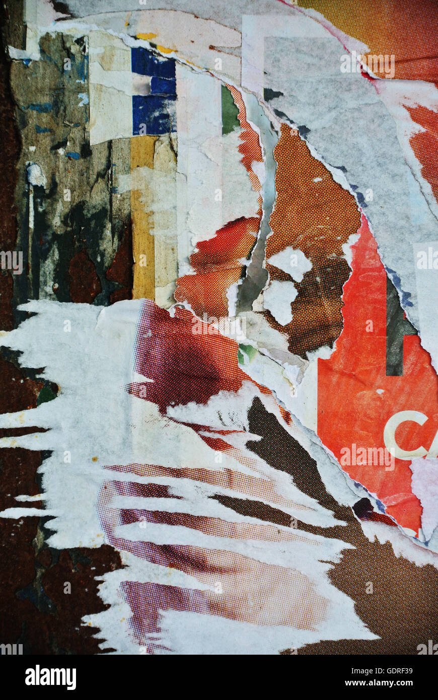 Photograph of urban random collage background or paper texture Stock ...