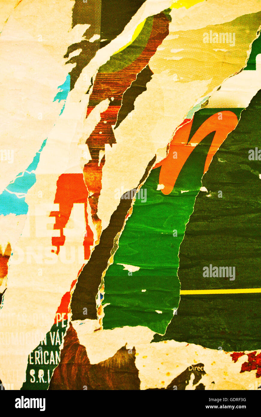 Photograph of urban random collage background or paper texture Stock ...