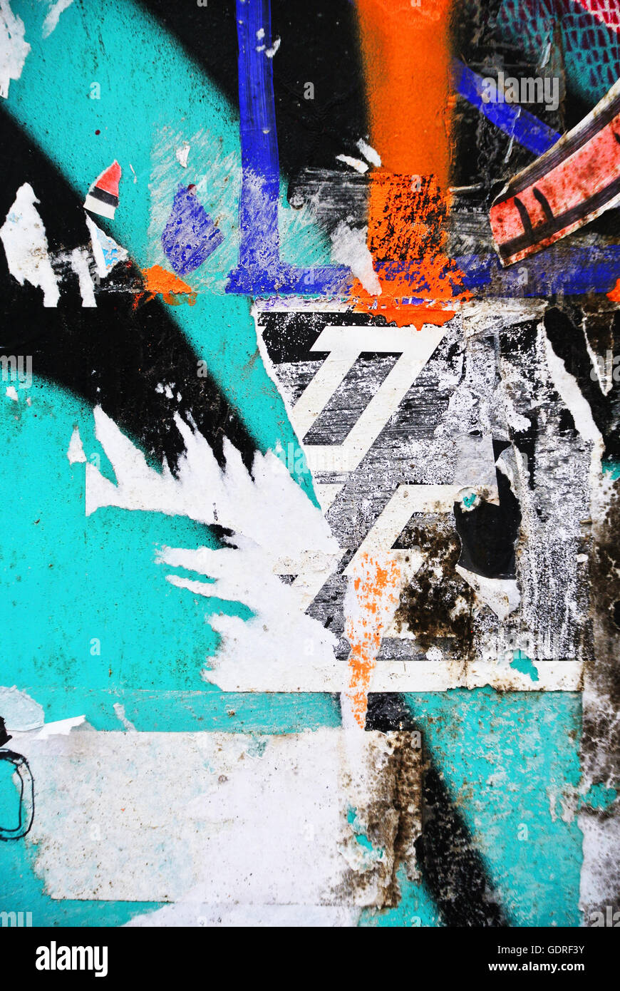 Photograph of urban random collage background or paper texture Stock ...