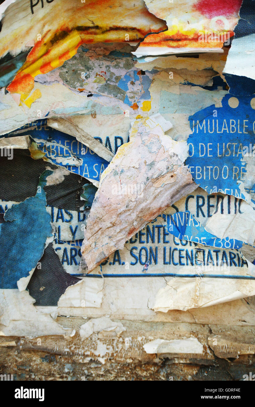 Photograph of urban random collage background or paper texture Stock ...