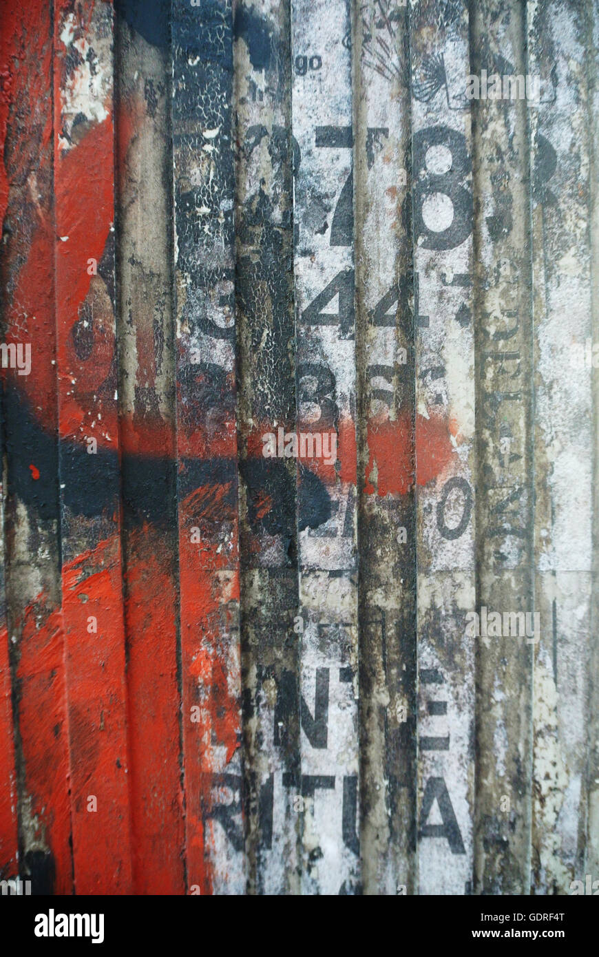 Photograph of urban random collage background or paper texture Stock ...