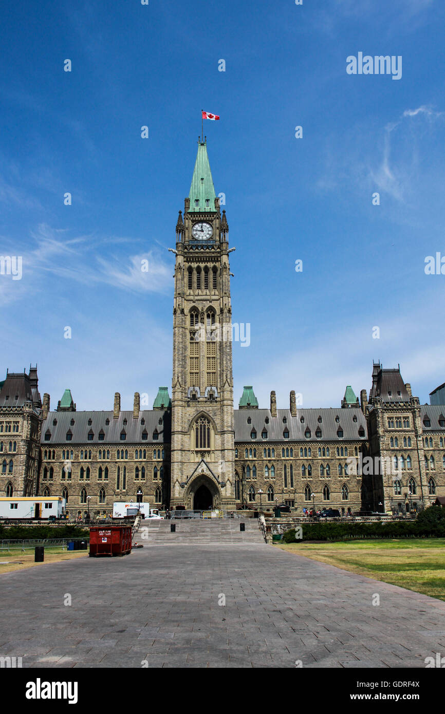 The Parliament Building in Ottawa, Ontario Stock Photo - Alamy