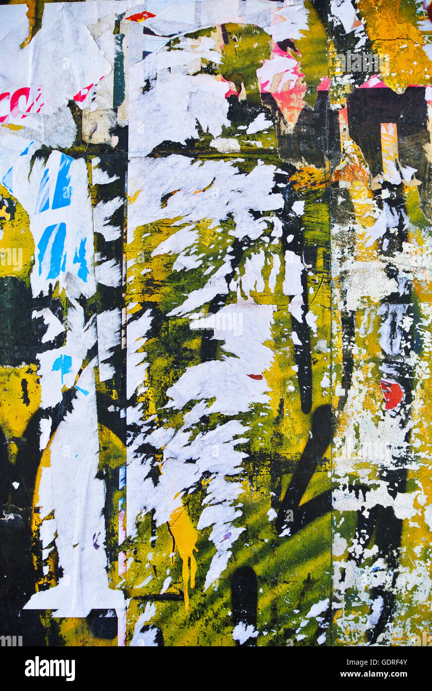 Photograph of urban random collage background or paper texture Stock ...