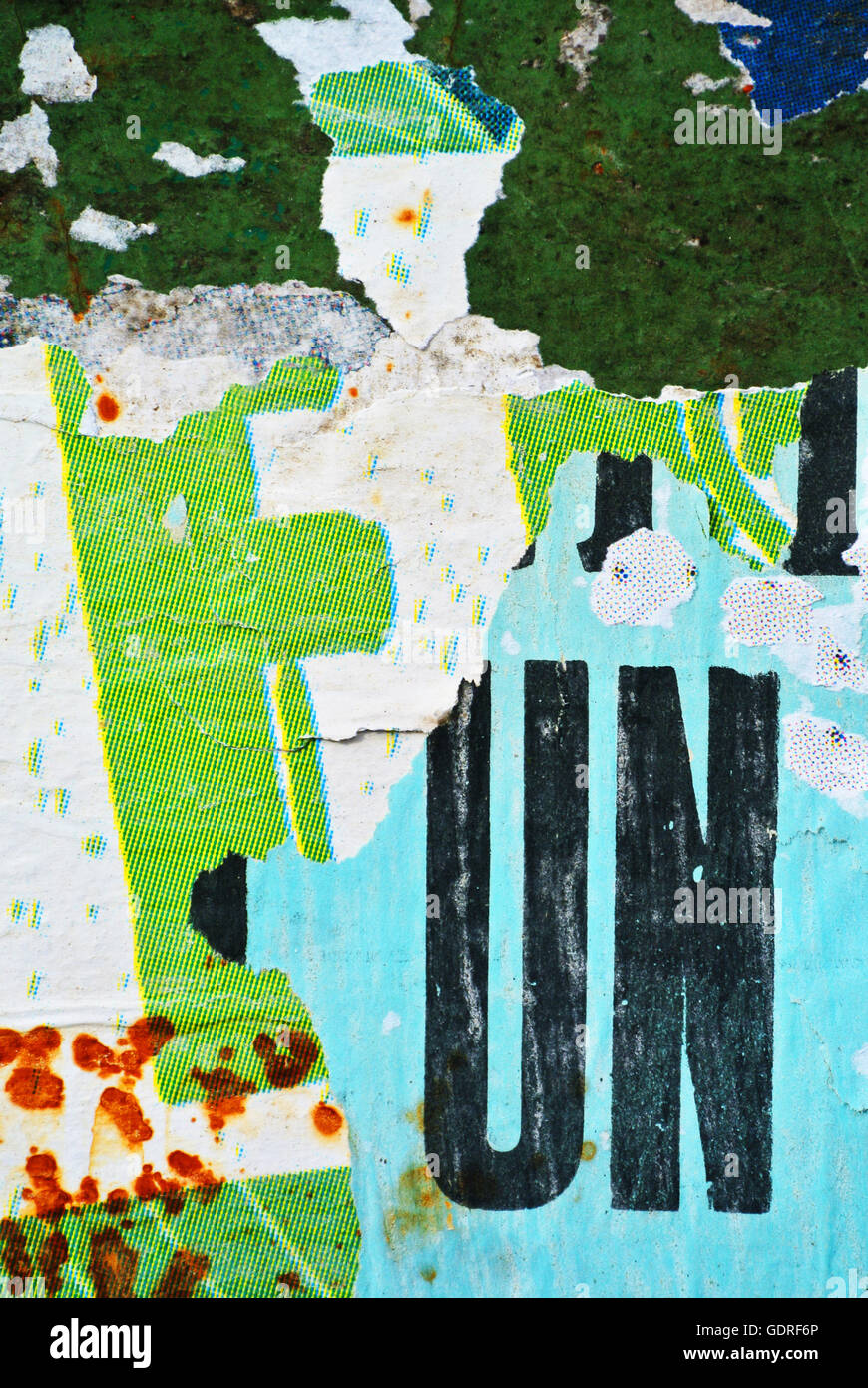 Photograph of urban random collage background or paper texture Stock ...